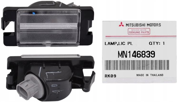 Lampka tablicy rejestracyjnej Mitsubishi Oe Oświetlenie Rejestracji ...