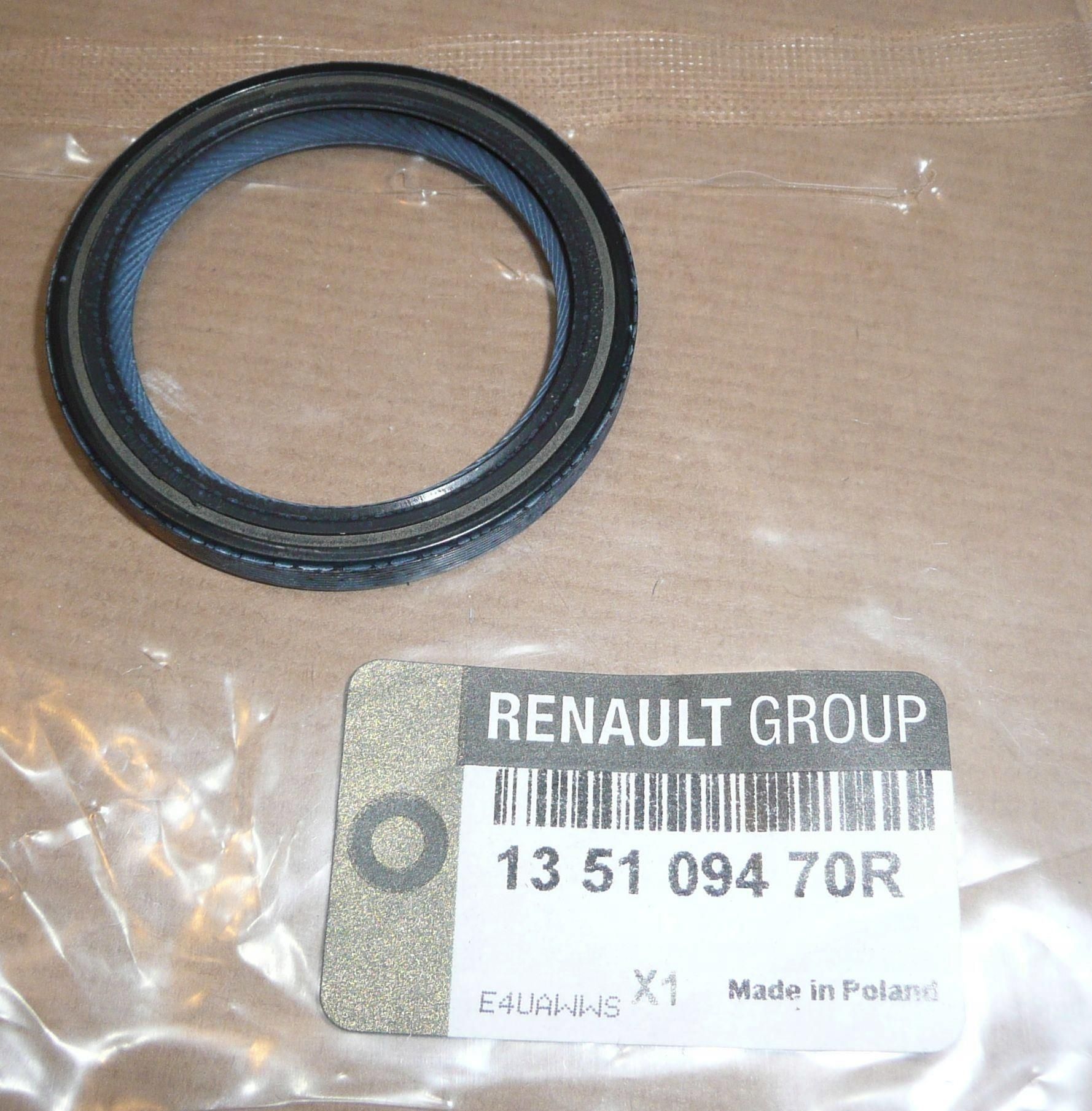 Blok silnika Renault Oe Pierścień Uszczelniacza Wału 135109470R Renault ...