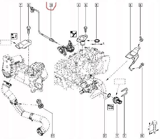 Renault Oe Czujnik Temp Zaworu Egr Master Movano 2.3 Dci Oe - Opinie i ...