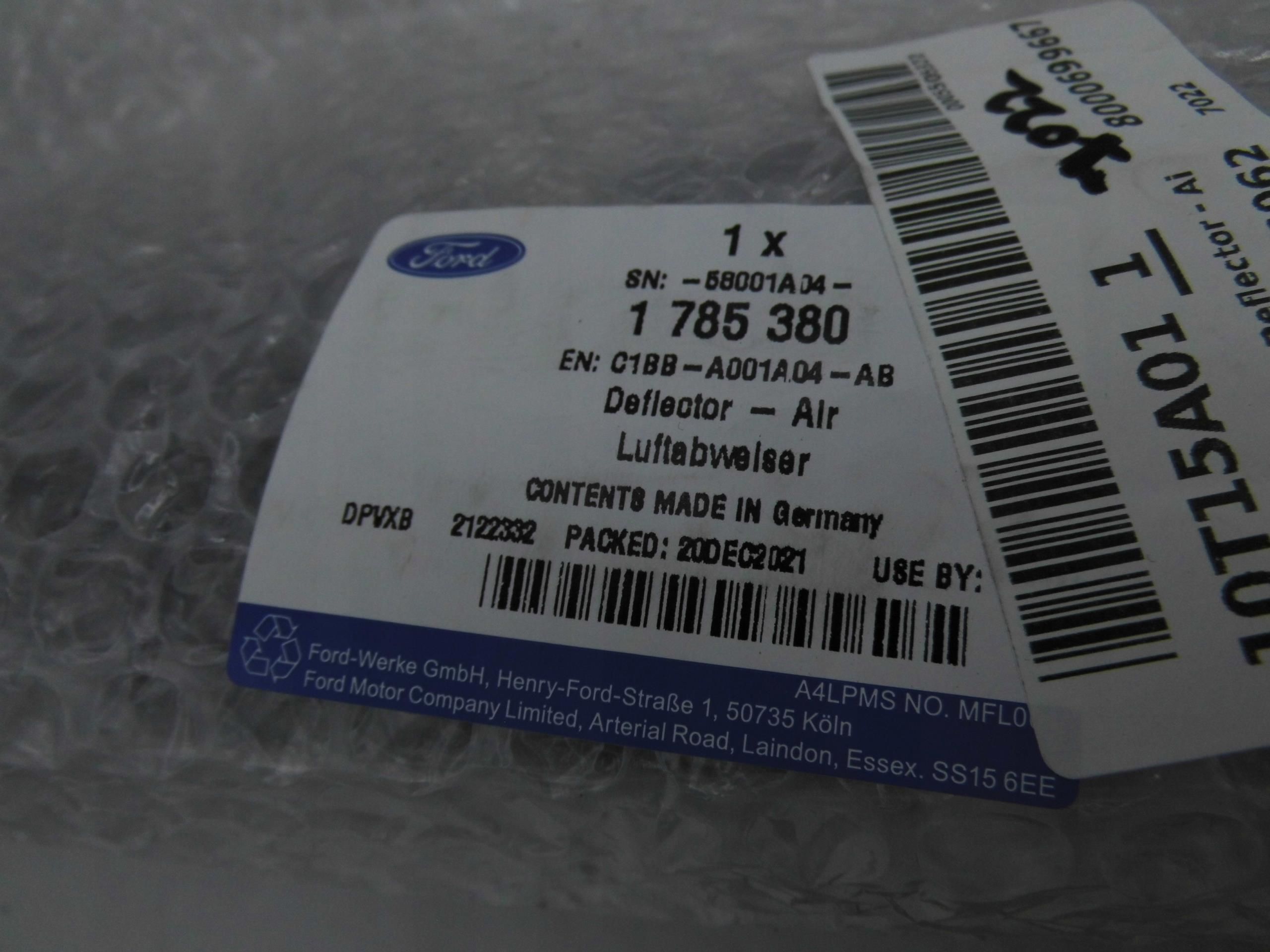 Ford Oe Deflektor Osłona Pasa Przód Ford Fiesta Mk7 2012- - Opinie i ...