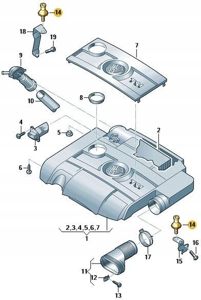 Skoda Oe Mocowanie Pokrywy Silnika Górna Wht000898A - Opinie i ceny na ...