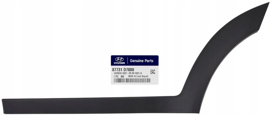 Listwa boczna Hyundai Oe Lista Nakładka Tylnych Drzwi Tucson Iii ...