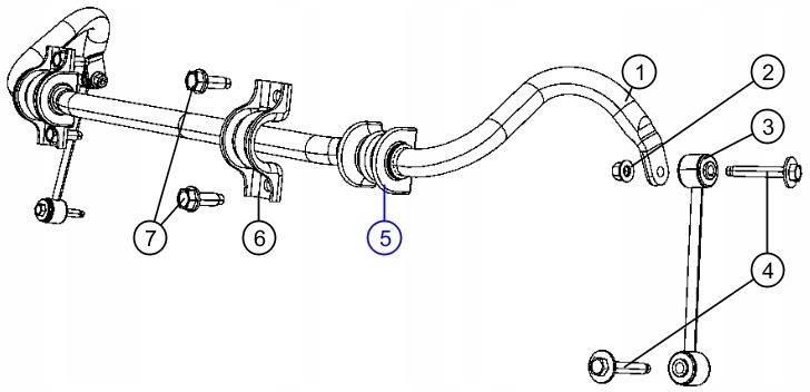 Jeep Oe Guma Stabilizatora Przedniego 52090155Ah - Opinie i ceny na ...