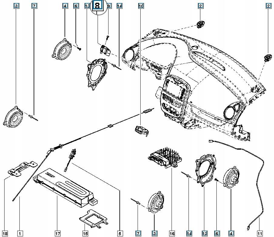 Renault Oe Pilot Radia Clio Iv Captur Trafic 255522448R - Opinie i ceny ...