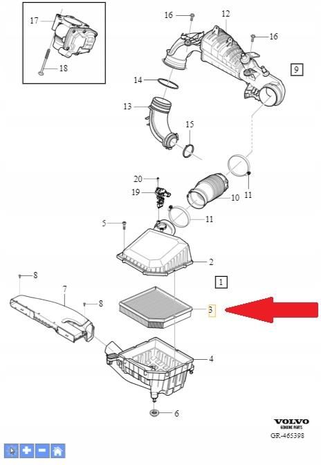 Volvo Oe Filtr Powietrza Xc40 32146443 - opinie i ceny na Ceneo.pl