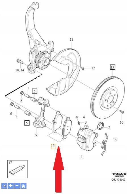 Klocki hamulcowe Volvo Oe 31658359 Klocki Hcowe Oryginał - Opinie i ...
