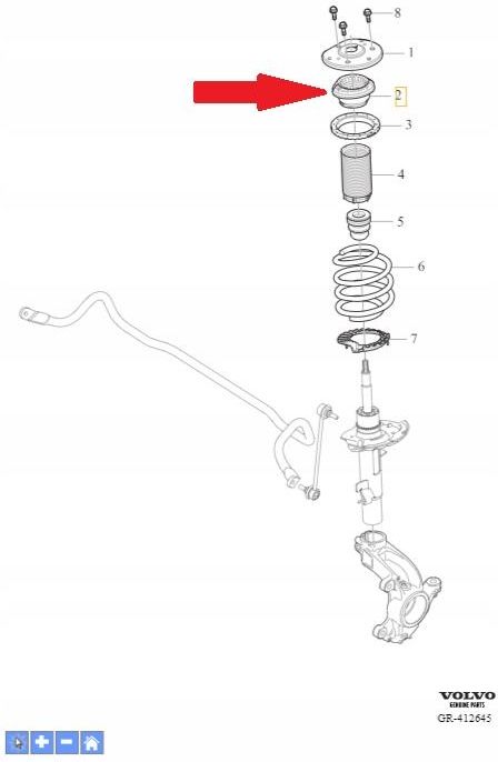 Łożysko amortyzatora Volvo Oe Łożysko Amortyzatora 31681161 - Opinie i ...