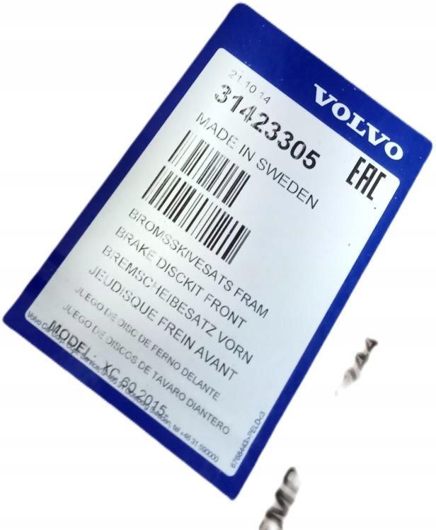 Volvo Oe 31423305 Tarcza Hamulcowa Oryginał - opinie i ceny na Ceneo.pl