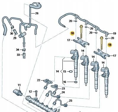 Volkswagen Oe Wv Oe Wht004739 Śruba Mocująca Pompowtryskiwacz - Opinie ...
