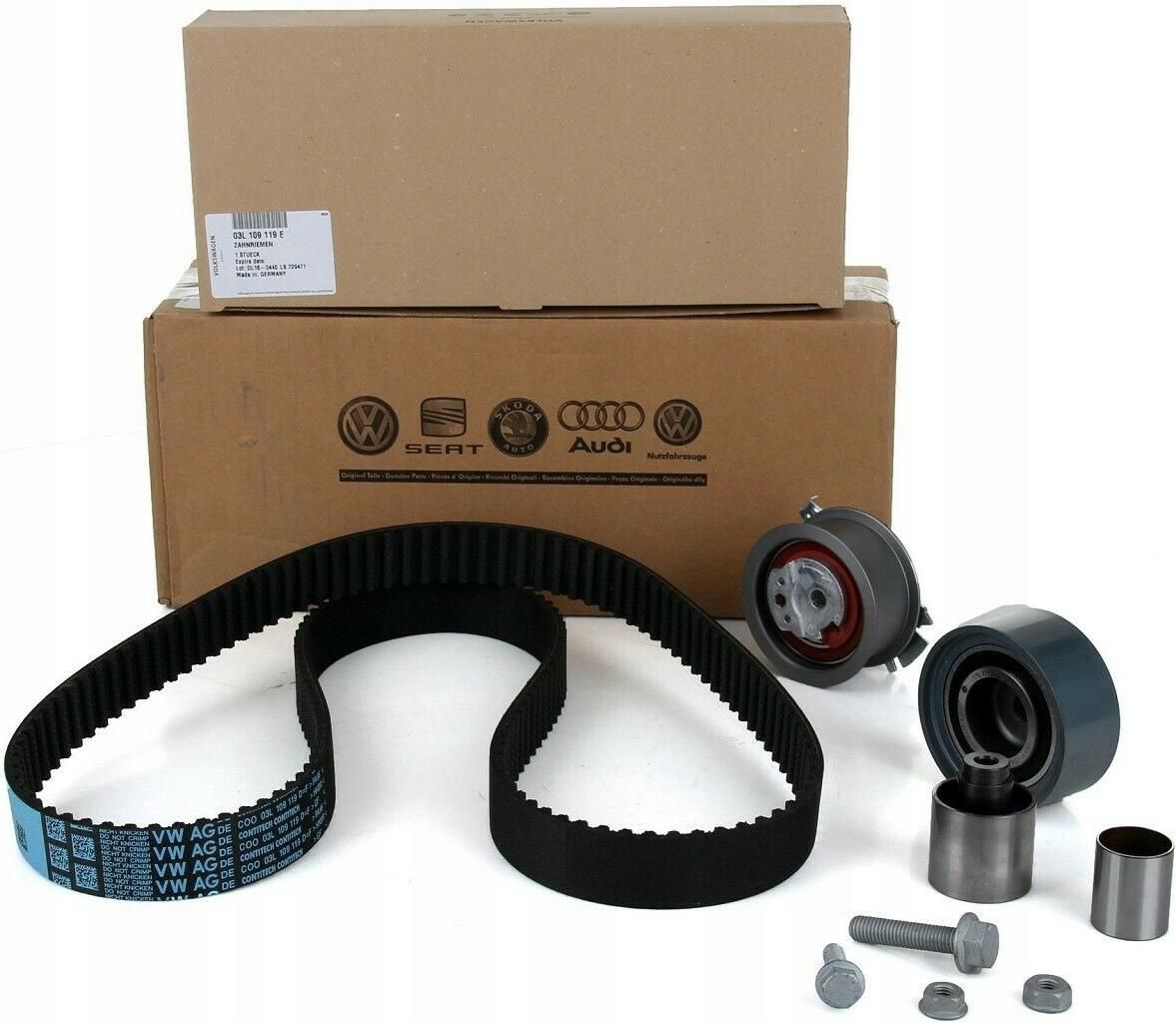 Mechanizm rozrządu Volkswagen Oe Pasek Rozrządu Zestaw 03L198119E ...