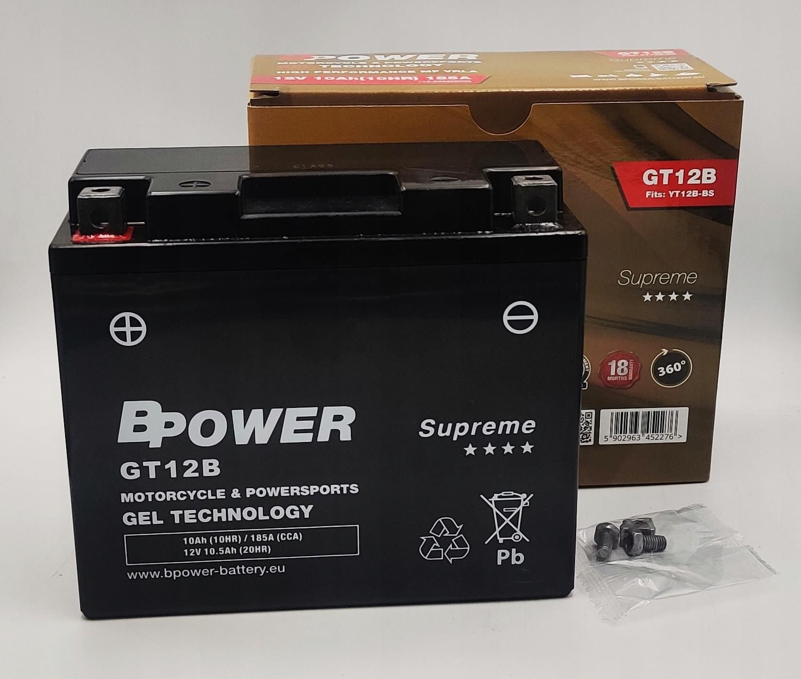 Bpower Akumulator Gt12B Yt12B Bs 12V 10Ah 185A Gel - opinie i ceny na ...