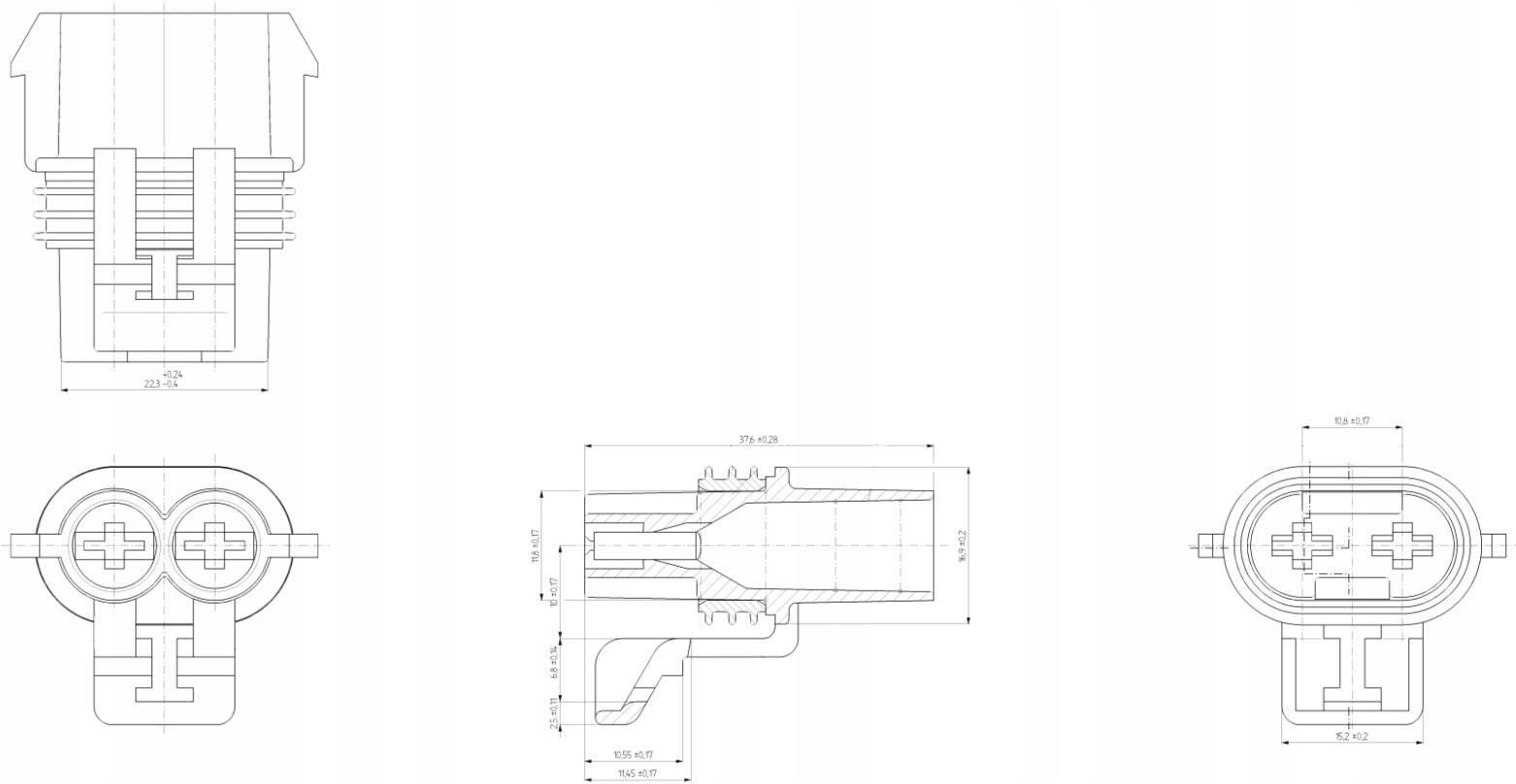 E Connectors Wtyczka Superseal 6,3 Ducon - Opinie i ceny na Ceneo.pl