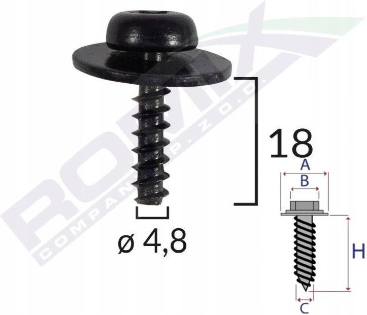 Romix Wkręt Montażowy Uniwersalny 4,8X18 Torx 10 Szt - Opinie i ceny na ...