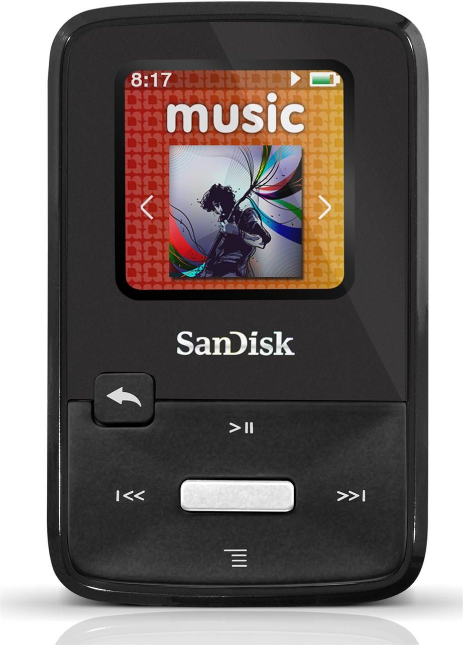 Odtwarzacz mp3 SanDisk Sansa Clip zip MP3 4GB Black (SDMX22-004G-E46K ...