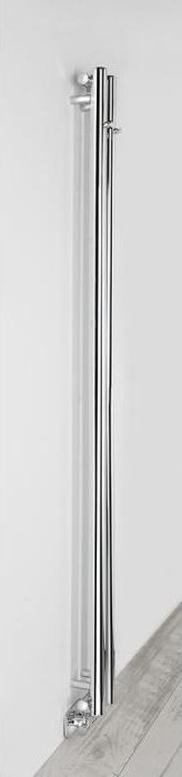 Grzejnik łazienkowy Sapho Pilon 122x1800mm Chrom Z Wieszaczkami 330 W ...