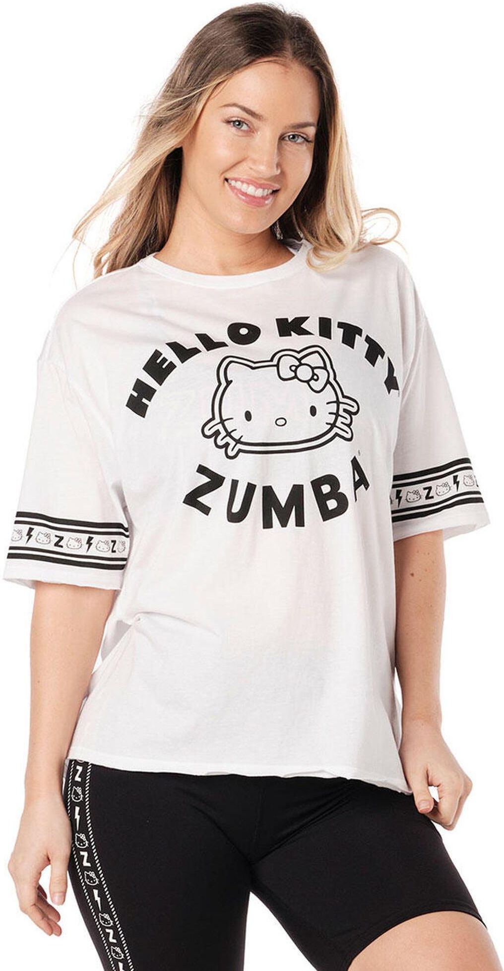 Zumba Wear Koszulka Do Fitnessu Damska Hello Kitty Biały - Ceny i ...