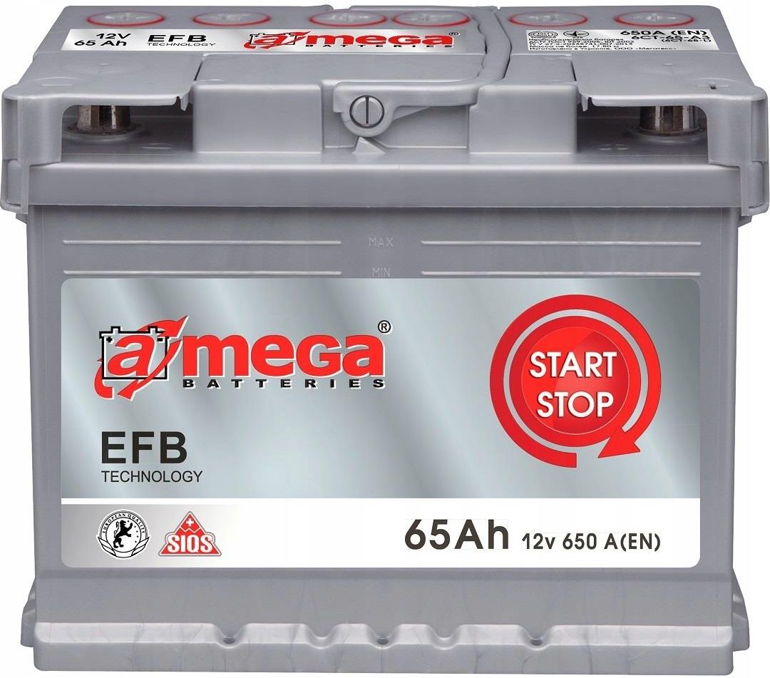 Megatex Akumulator Amega Efb 65Ah 650A Start Stop - Opinie i ceny na ...