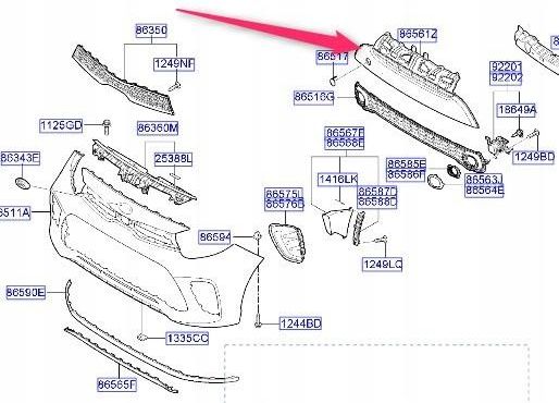 Kia Oe Atrapa Zderzaka Przedniego Kia Picanto 2017 2020 - Opinie i ceny ...
