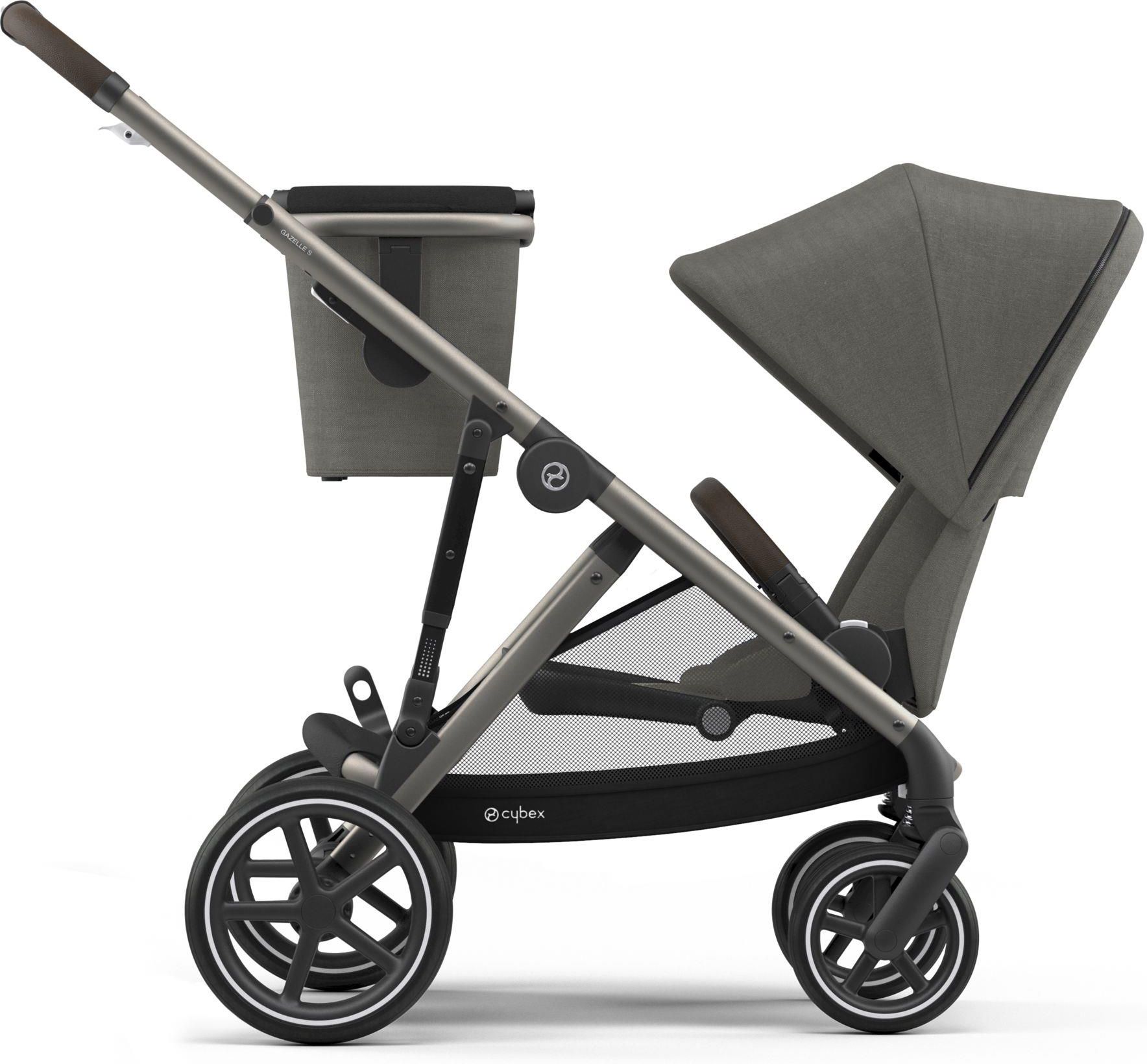 Wózek CYBEX WÓZEK GŁĘBOKO SPACEROWY BLACK 3W1 Z MOŻIWOŚCIĄ ROK PO ROKU ...
