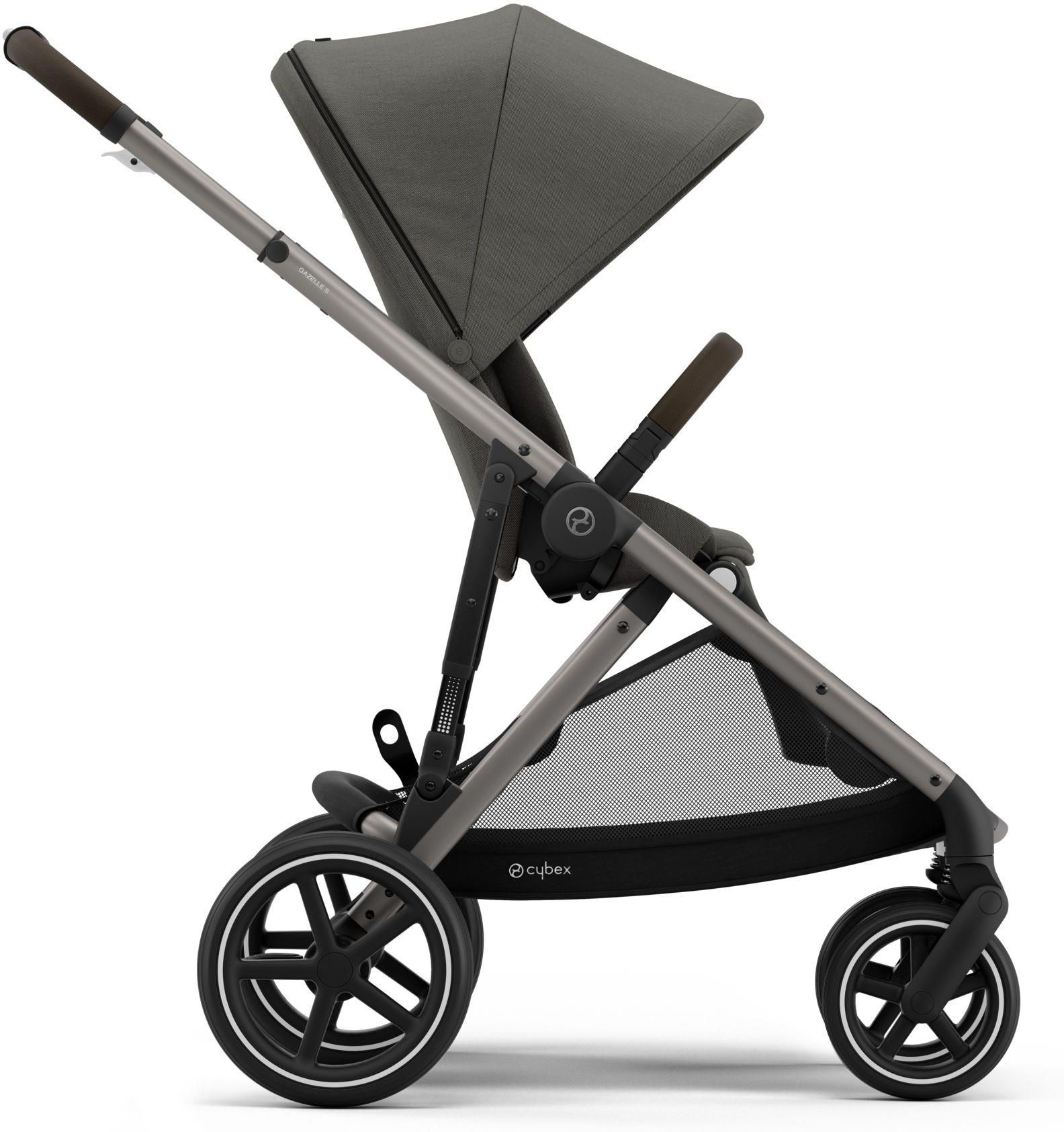 Wózek CYBEX GAZELLE S BLK WÓZEK GŁĘBOKO SPACEROWY 2W1 Z MOŻLIWOŚCIĄ ROK ...