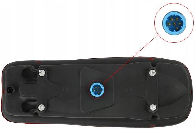 Lampa tylna Spartan Parts Lampy Tylne Master Movano Ducato 6 Pin ...