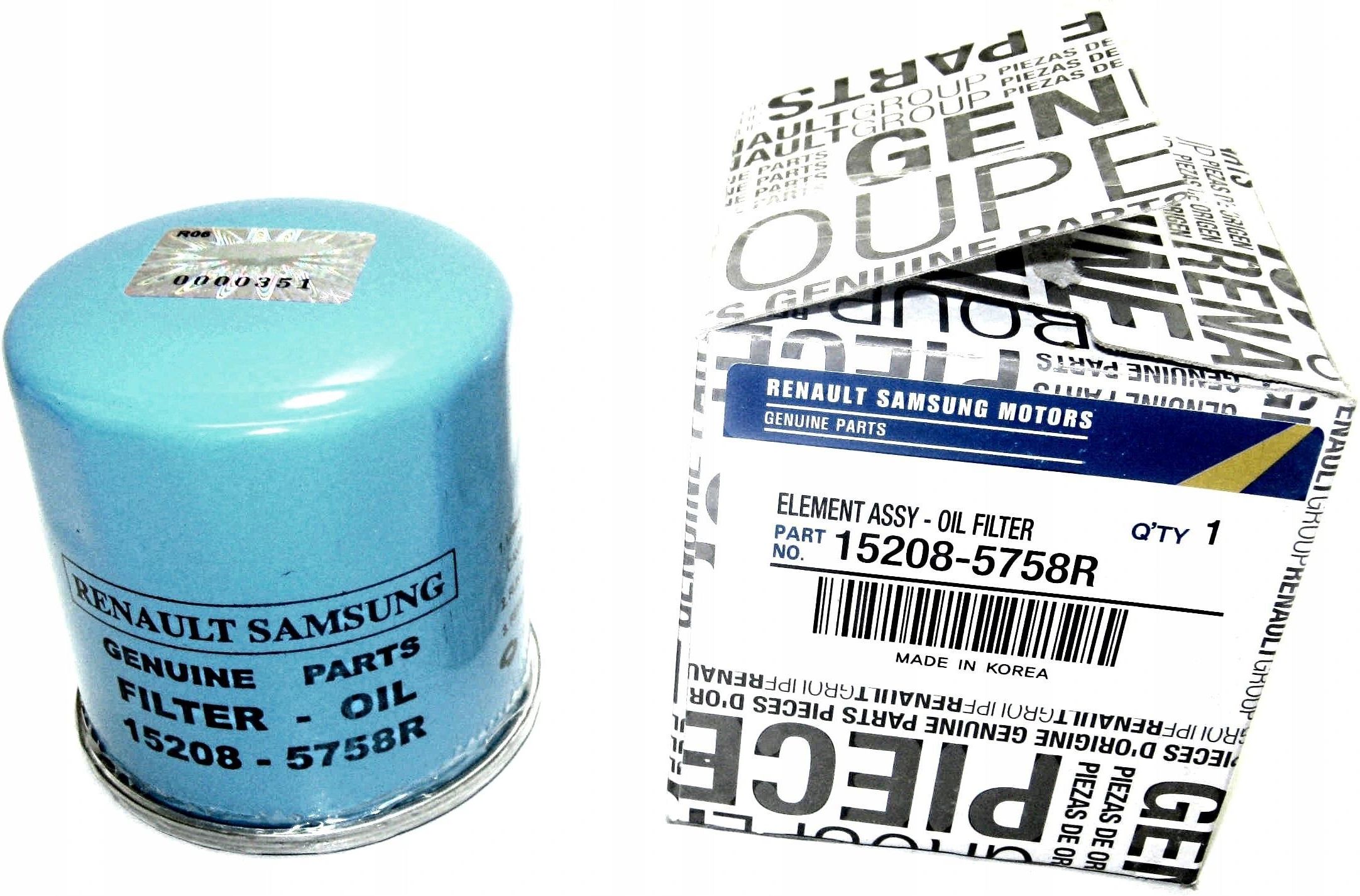 Filtr oleju Renault Oe Filtr Oleju Laguna Iii 2 0 16V Oryginał ...