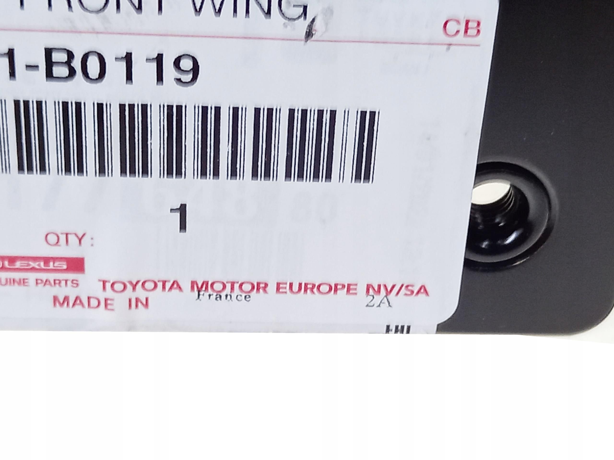 Błotnik samochodowy Toyota Oe Su001 B0119 9817764880 Uchwyt Przedniego ...