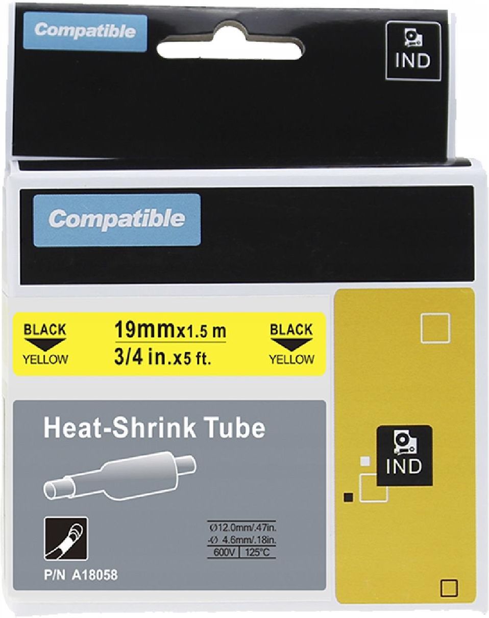 Taśma barwiąca Ptmb Rurka Termo Do Dymo I Rhino 18058 Fi4.6Mm - 8.7Mm ...