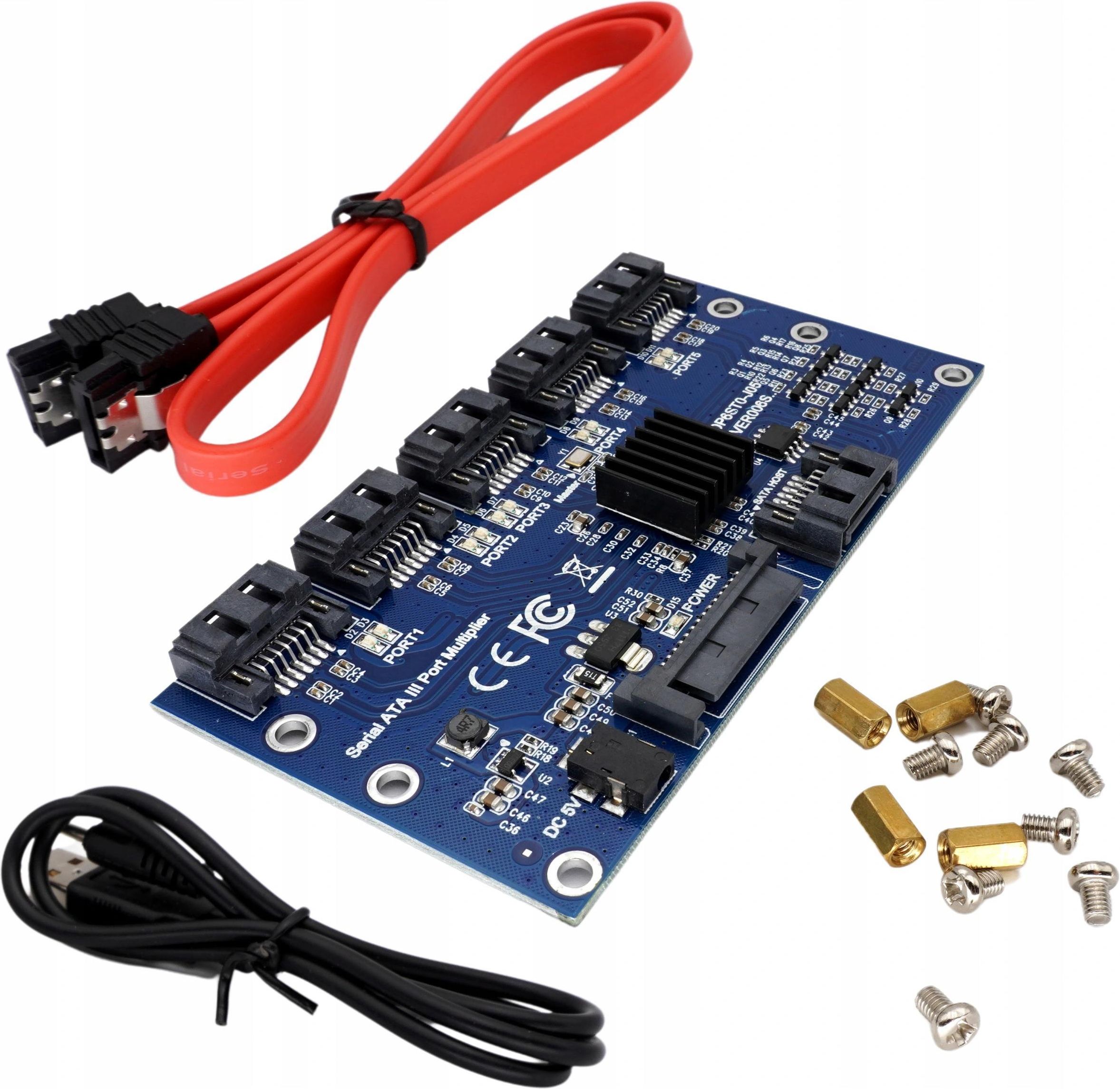 Rozdzielacz Portu Sata III 1x do 5x Sata Splitter - Opinie i ceny na ...