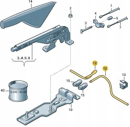 Volkswagen Oe Rurka Linki Hamulca Ręcznego Lewa 6Q0711951B - Opinie i ...