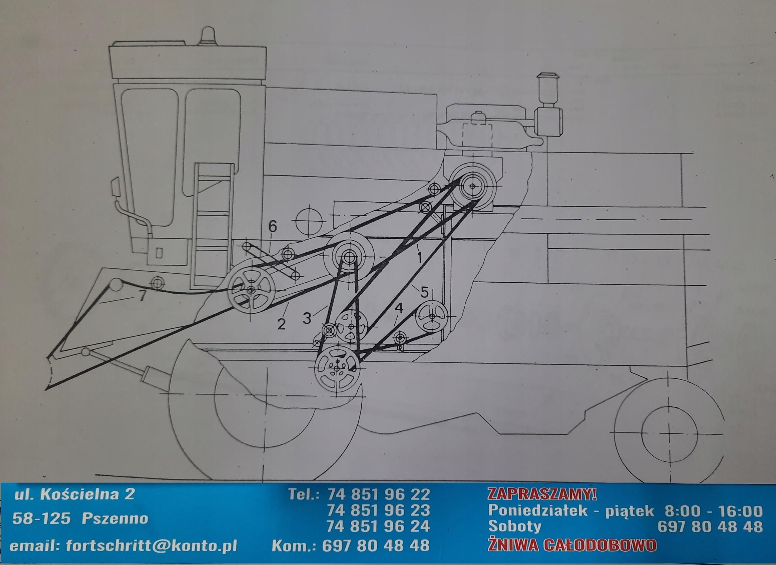 Fortschritt E512 514 Pas Podajnika Pochyłego - Opinie i ceny na Ceneo.pl