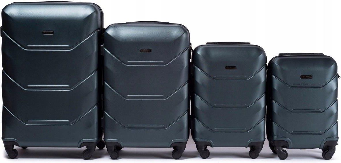 WINGS 147, ZESTAW 4 WALIZEK (L,M,S,XS) , DARK GREEN 5903031215793 ...