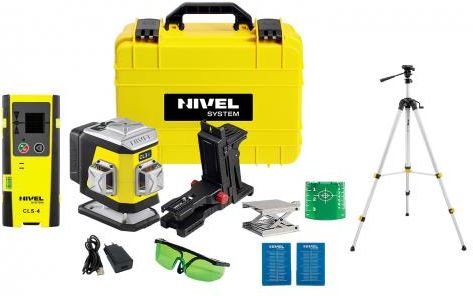 Niwelator Nivel System Cl3B Laser Krzyżowy Samopoziomujący Z Niebieską ...