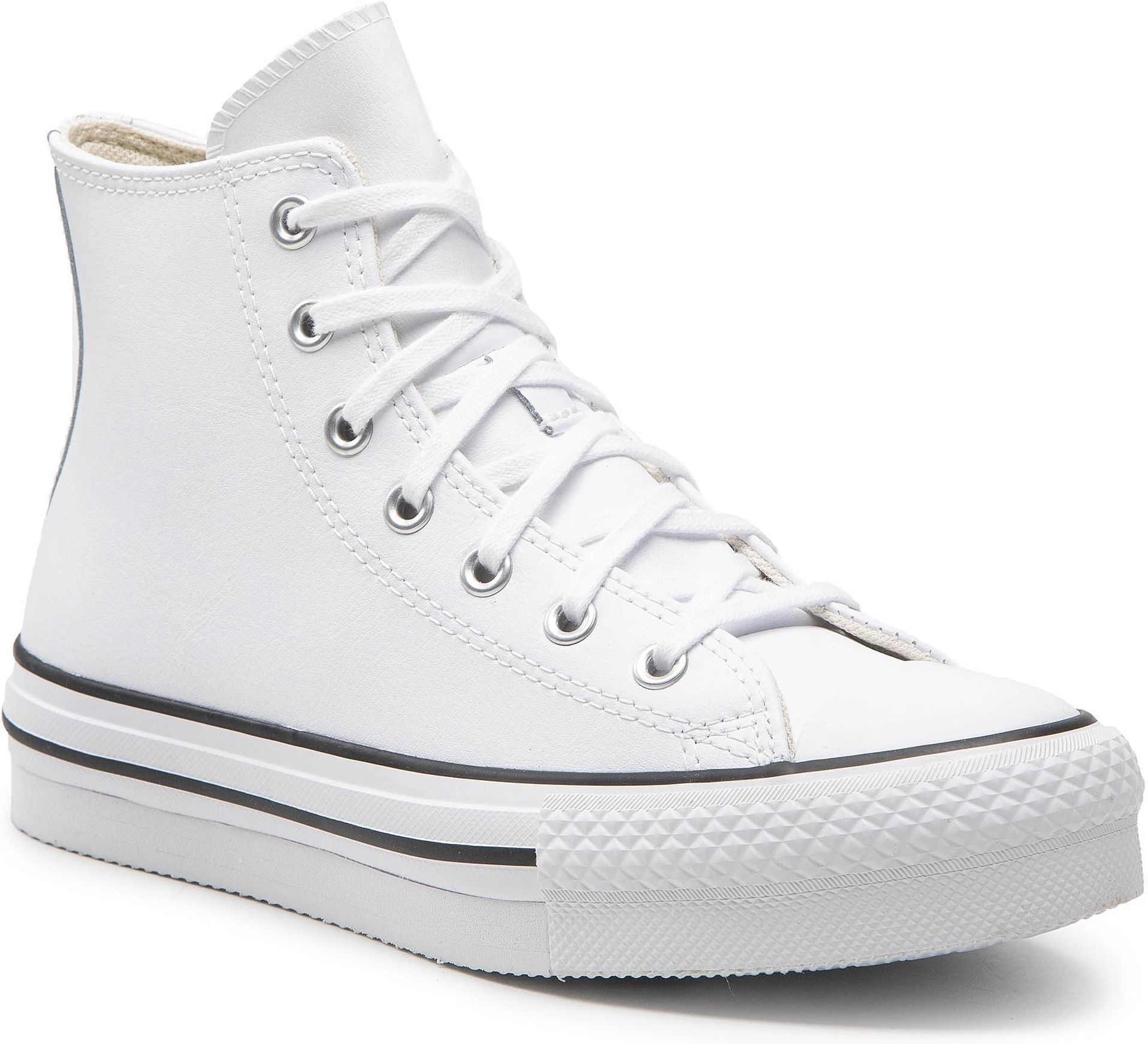 Trampki CONVERSE - Ctas Eva Lift Hi A02486C White/Natural Ivory/Black ...