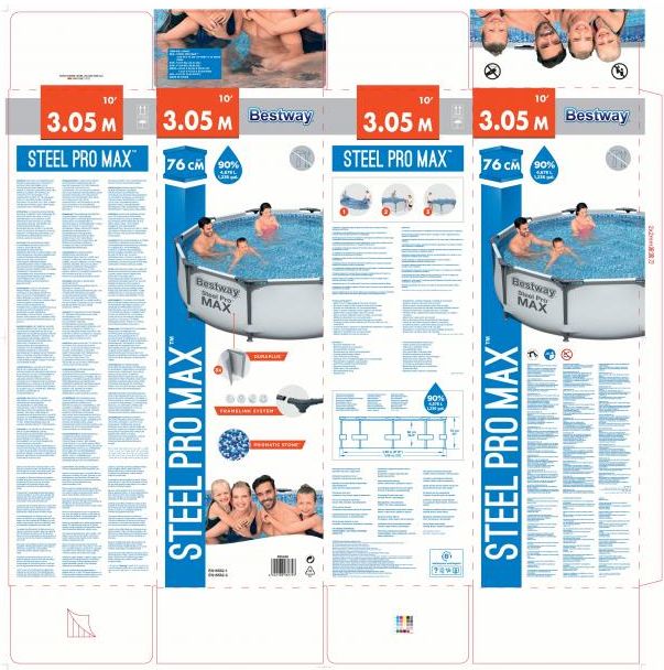 Bestway Basen Ogrodowy Stelażowy 305X76 56406 - Ceny i opinie - Ceneo.pl