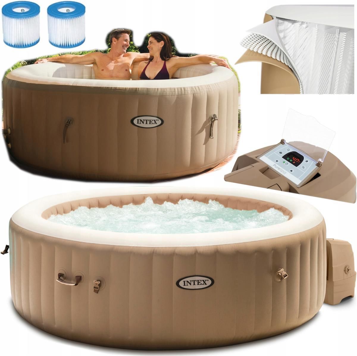 Intex Spa Jacuzzi Z Hydromasażem 196x71cm - Ceny i opinie - Ceneo.pl