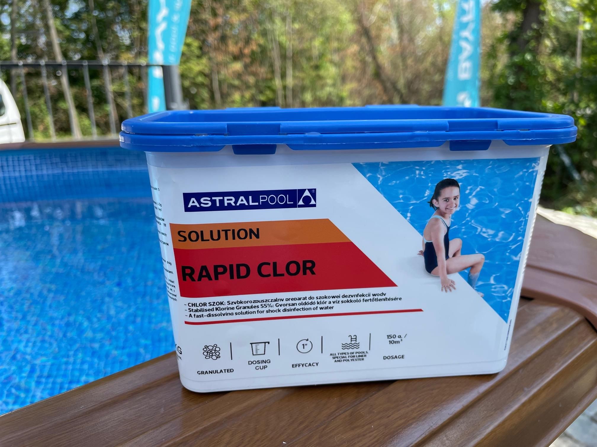 Astralpool Rapid Clor 1Kg Chlor Szok Do Dezynfekcji Wody Basenowej ...