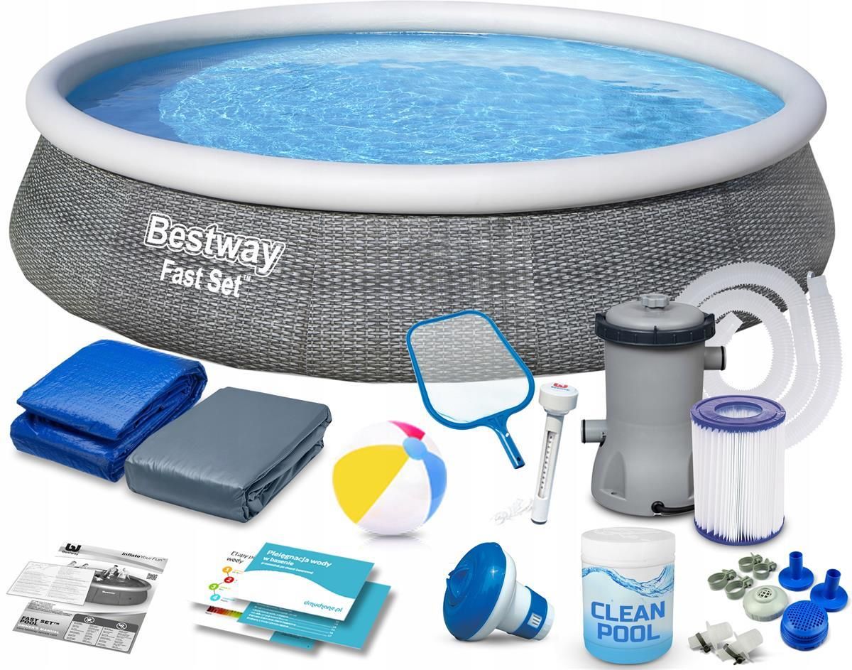 Basen Bestway Fast Set 57376 396x84cm - Ceny i opinie - Ceneo.pl