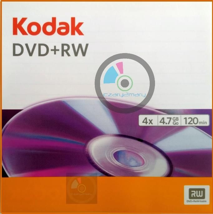 Nośnik danych Kodak Dvd+rw 4.7GB wielokrotny zapis 5szt SlimCD - Opinie i ceny na Ceneo.pl