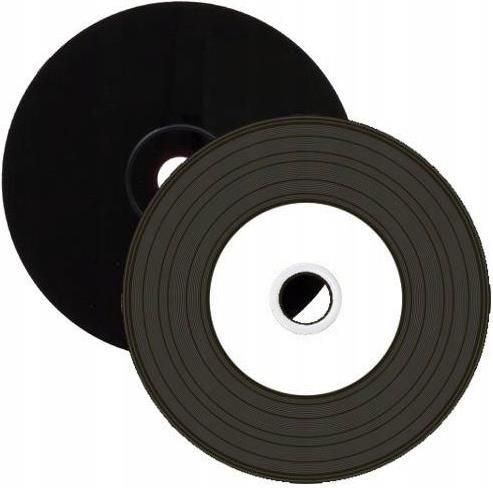 Nośnik danych Płyty Cd-r Vinyl Printable Czarny Nośnik 25 sztuk ...