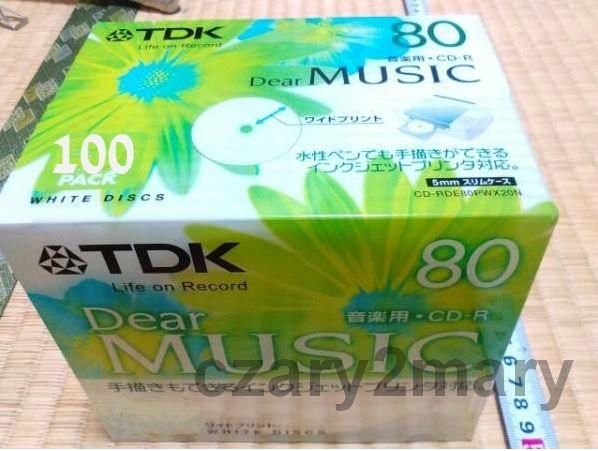 Nośnik danych Tdk Cd-r Music Printable Made in Japan 5szt - Opinie i ...