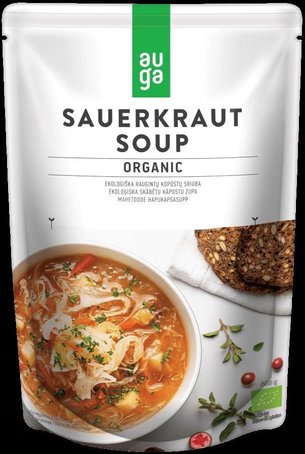 Auga Organic Sauerkraut soup 10 x 400 g - Ceny i opinie - Ceneo.pl