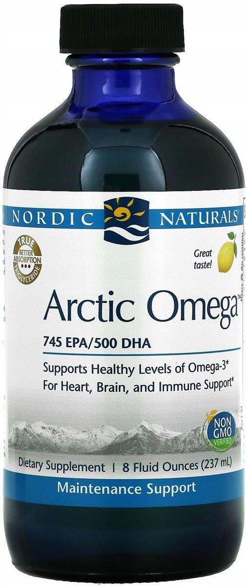 Nordic Naturals Arctic Omega 3 Lemon 237ml - Opinie i ceny na Ceneo.pl