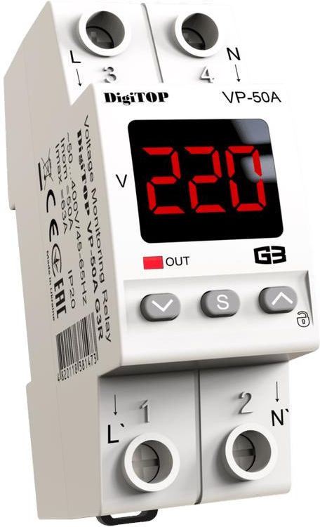DigiTOP Przekaźnik napięciowy VP-50A G3R - Opinie i ceny na Ceneo.pl
