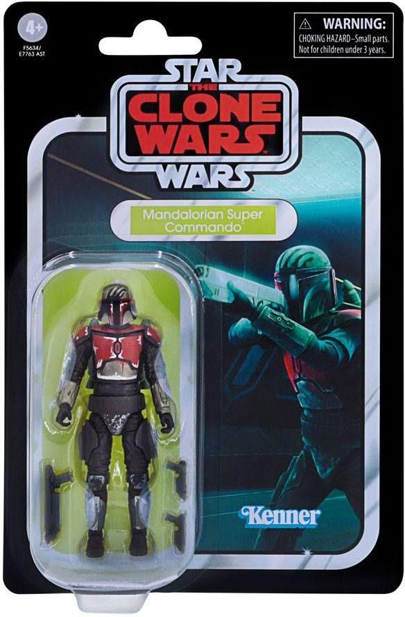 Hasbro Star Wars: The Clone Wars Vintage Mandalorian Super Commando ...