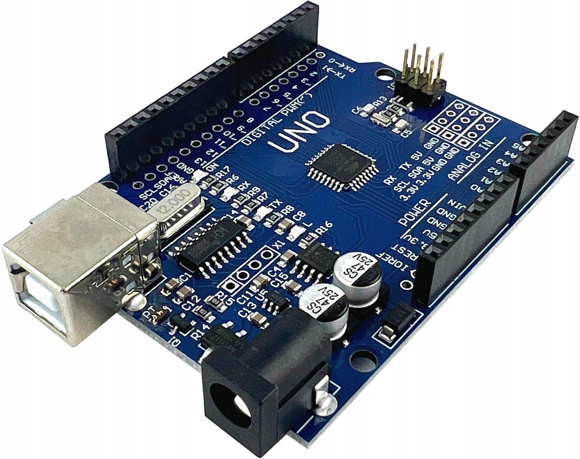 Mikrokontroler ACS ARDUINO UNO R3 , CH340 , ATMEGA328P , ZESTAW ...