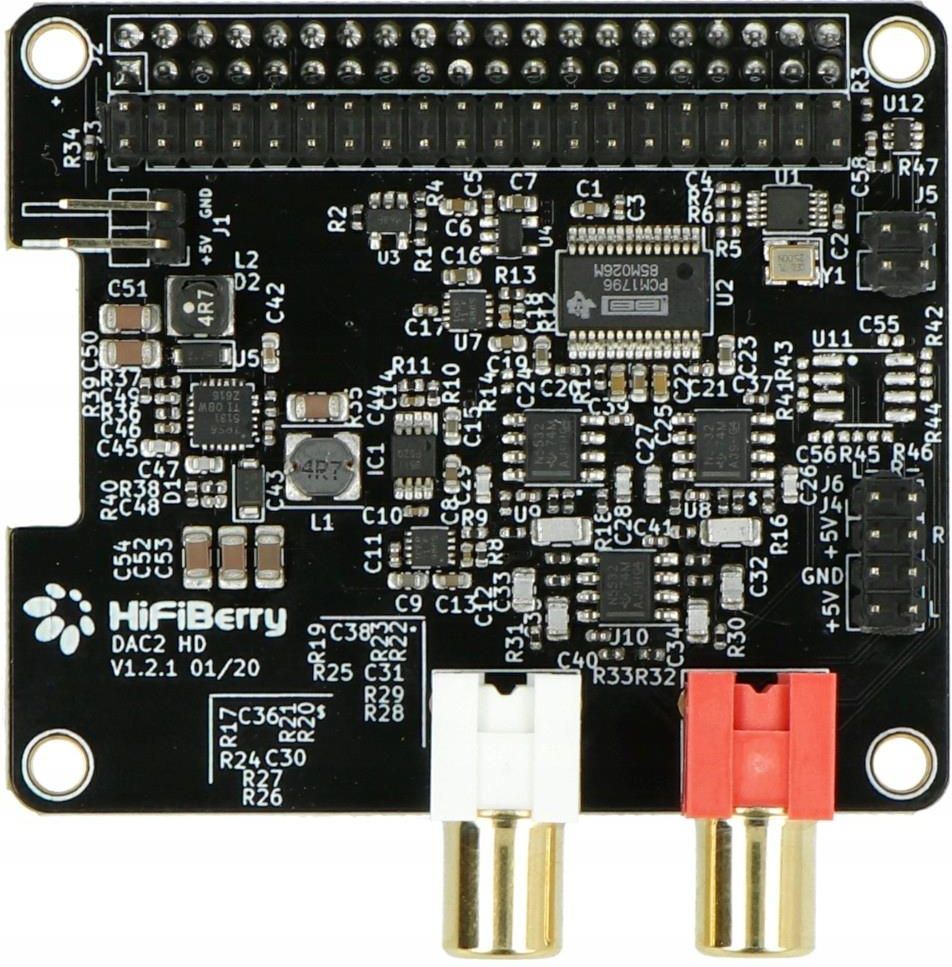 Mikrokontroler HIFIBERRY DAC2 HD KARTA DŹWIĘKOWA DLA RASPBERRY PI BD ...