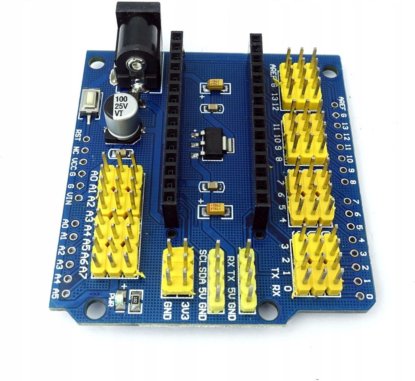 Mikrokontroler ELEKTROWEB SENSOR SHIELD DO ARDUINO NANO I/O EXPANSION ...