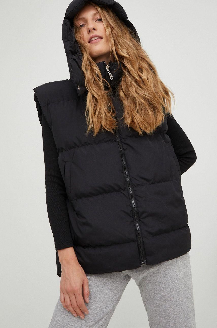 Answear Lab bezrękawnik damski kolor czarny zimowy - Ceny i opinie ...