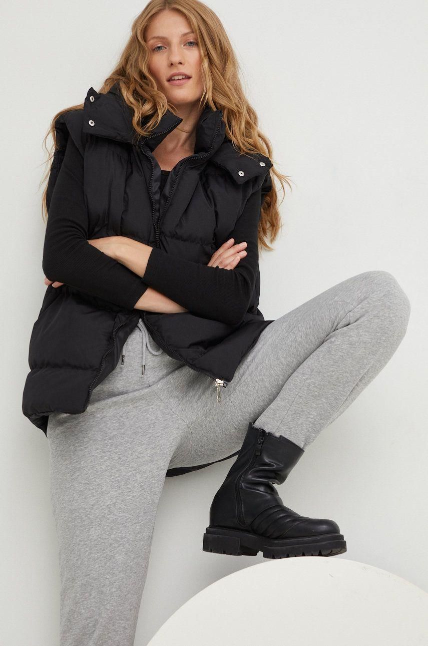 Answear Lab bezrękawnik damski kolor czarny zimowy - Ceny i opinie ...
